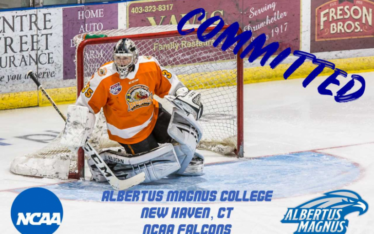 Virostek Secures Future with Albertus Magnus | Drumheller Dragons